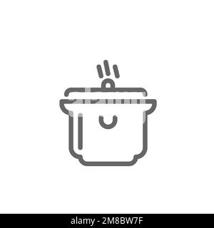 Pressure cooker icon, graphic resource template, vector illustration ...