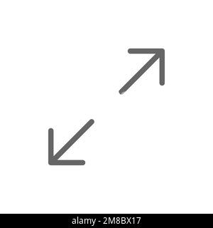 Enlarged line icon, app interface graphics resource, vector illustration Stock Vector Image ...