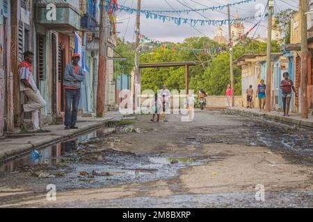 A daytime view of La Marina Marginal (most dangerous) neighborhood of ...