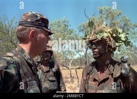 LGEN Claude M. Kicklighter, left, Commanding General, U.S. Army Western ...