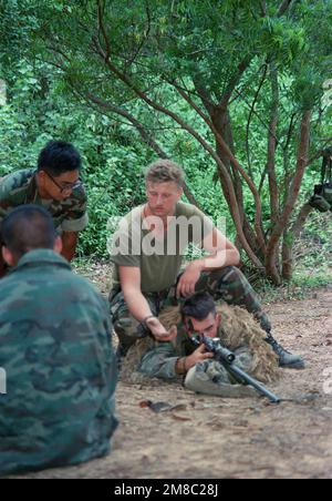 Two Marines from Surveillance and Target Acquisition (STA) Plt ...