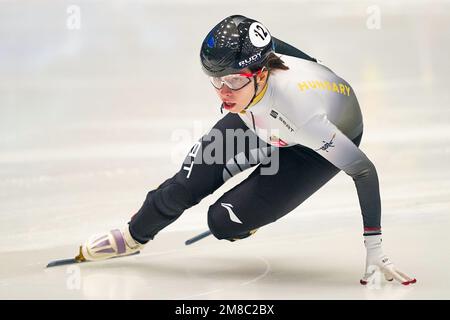 GDANSK, POLAND - JANUARY 13: Petra Vankova of Czech Republic competing ...
