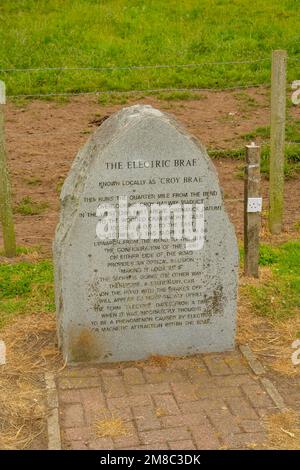 The Electric Brae, Croy Brae stone Stock Photo - Alamy
