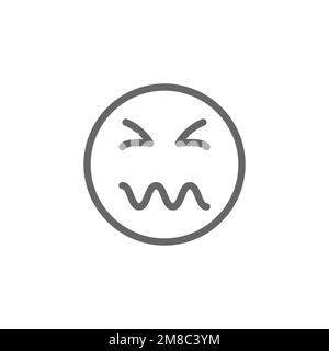 Bad emoticons, common graphic resources, vector illustrations Stock ...
