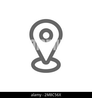 Location icons, common graphic resources, vector illustrations Stock ...