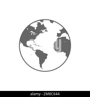 World map icons, common graphic resources, vector illustrations Stock ...