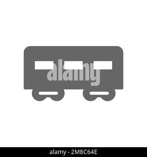 Train carriage icons, common graphic resources, vector illustrations ...