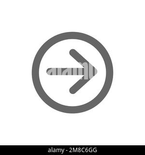 Right arrow icon, common graphic resources, vector illustration Stock ...