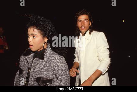 Janet Jackson and Rene Elizondo Circa 1980's Credit: Ralph Dominguez ...