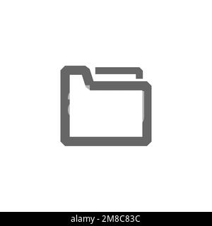 Folder icons, common graphic resources, vector illustrations Stock ...