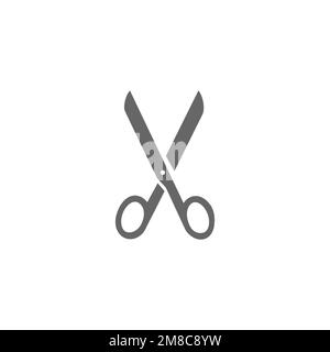 Scissors icon, graphic resource template, vector illustration Stock ...