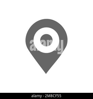 Location icons, common graphic resources, vector illustrations Stock ...