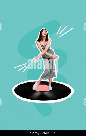 Collage template sketch of happy smiling guy professional manager ...