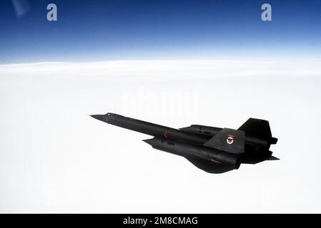 Air to air view left side view of a 9th Strategic Reconnaissance Wing's ...