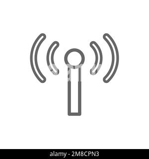 Signal emitter icon, common graphic resources, vector illustration ...
