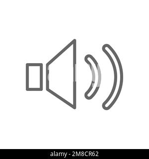 Volume icon, common graphic resources, vector illustration Stock Vector ...