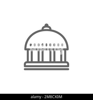 Pavilion icons, common graphic resources, vector illustrations Stock ...