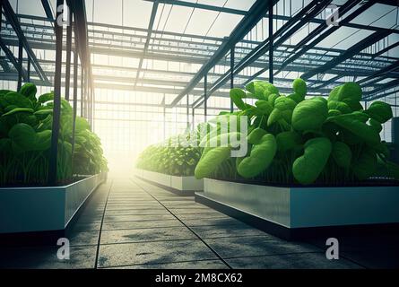 growing vegetables and horticultural crops through hydroponics in a ...
