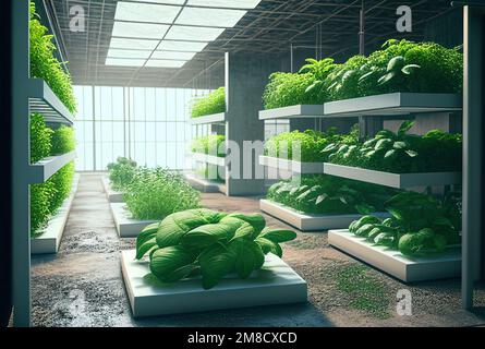 growing vegetables and horticultural crops through hydroponics in a ...