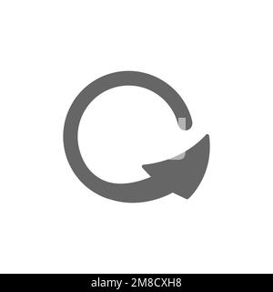 Rotation arrow icon, common graphic resources, vector illustration ...