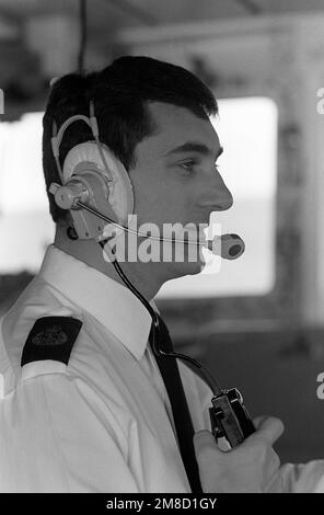 The bridge of HMS Invincible as the aircraft carrier joins NATO forces ...