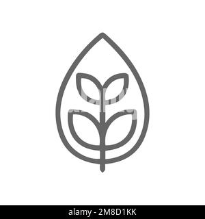 Leaf icons, common graphic resources, vector illustrations Stock Vector ...