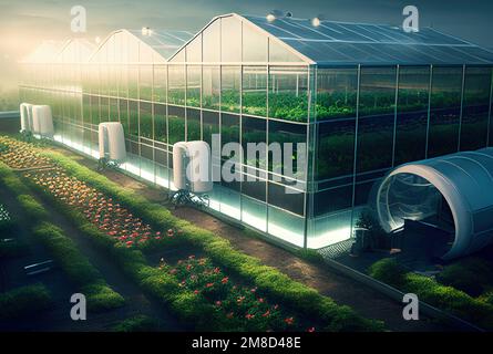 growing vegetables and horticultural crops through hydroponics in a ...