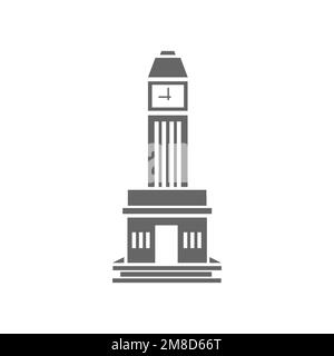 Clock tower icons, common graphic resources, vector illustrations Stock ...