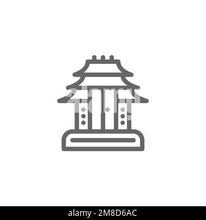 Pavilion icons, common graphic resources, vector illustrations Stock ...