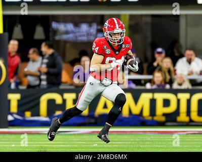 Georgia wide receiver Ladd McConkey (84) runs against Florida after a ...