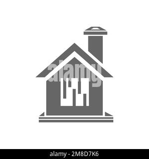 Resident room icons, common graphic resources, vector illustrations ...