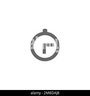 Alarm clock icon, common graphic resources, vector illustrations Stock ...