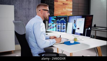 Coaching Lecture And Virtual Remote Training Session Stock Photo - Alamy