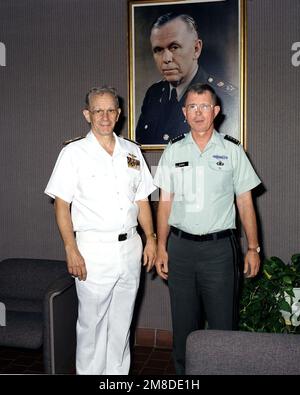 Admiral Leon A. Edney, Vice CHIEF of Naval Operations, speaks at a ...
