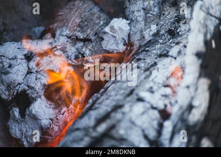 Embers of a bonfire, fire, candle Stock Photo - Alamy