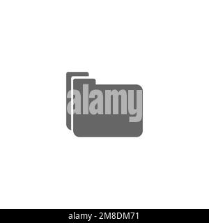 Folder icons, common graphic resources, vector illustrations Stock ...