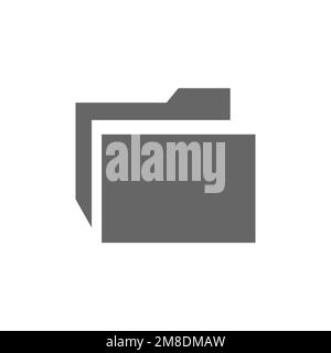 Folder icons, common graphic resources, vector illustrations Stock ...