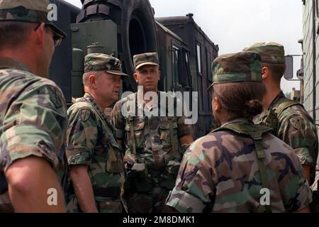 GEN Gordon R. Sullivan, vice chief of staff of the Army, stands in ...