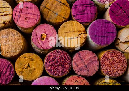 Wine corks close up Stock Photo - Alamy