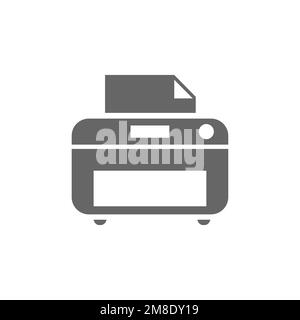 Inkjet printer icons, common graphics resources, vector illustrations ...