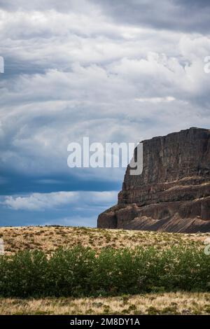 Steamboat Rock, Banks Lake, Washington State, USA Stock Photo - Alamy