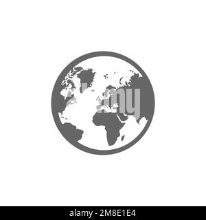 World map icons, common graphic resources, vector illustrations Stock ...