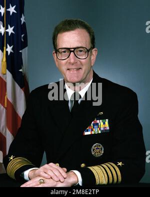ADM James R. Hogg, USN (uncovered). Country: Unknown Stock Photo - Alamy