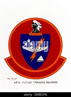 Approved Insignia of the 49th Flying Training Squadron. Country: Unknown Stock Photo - Alamy