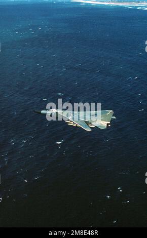 A 509th Bombardment Wing FB-111A aircraft, armed with Mark 82 high drag ...