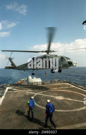 USS Biddle (CG-34) Desert Shield Stock Photo - Alamy
