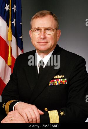 RADM (lower half) Theodore C. Lockhart, commander, South Atlantic Force ...