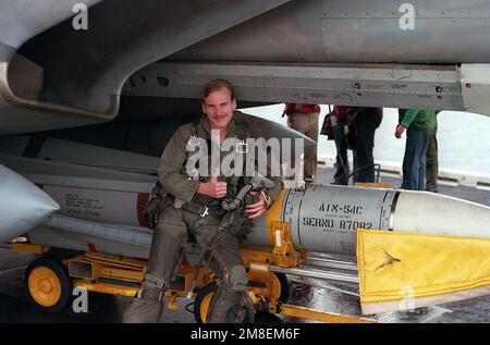 LT. Gerald B. Parsons, a radar intercept officer (RIO) with Fighter ...