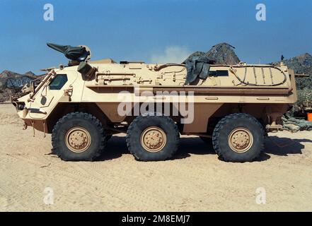 A West German Transportpanzer 1 armored personnel carrier precedes a ...