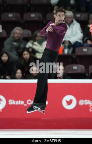 Ontario, Canada. 13th Jan, 2023. Brooke McIntosh and Benjamin Mimar of ...